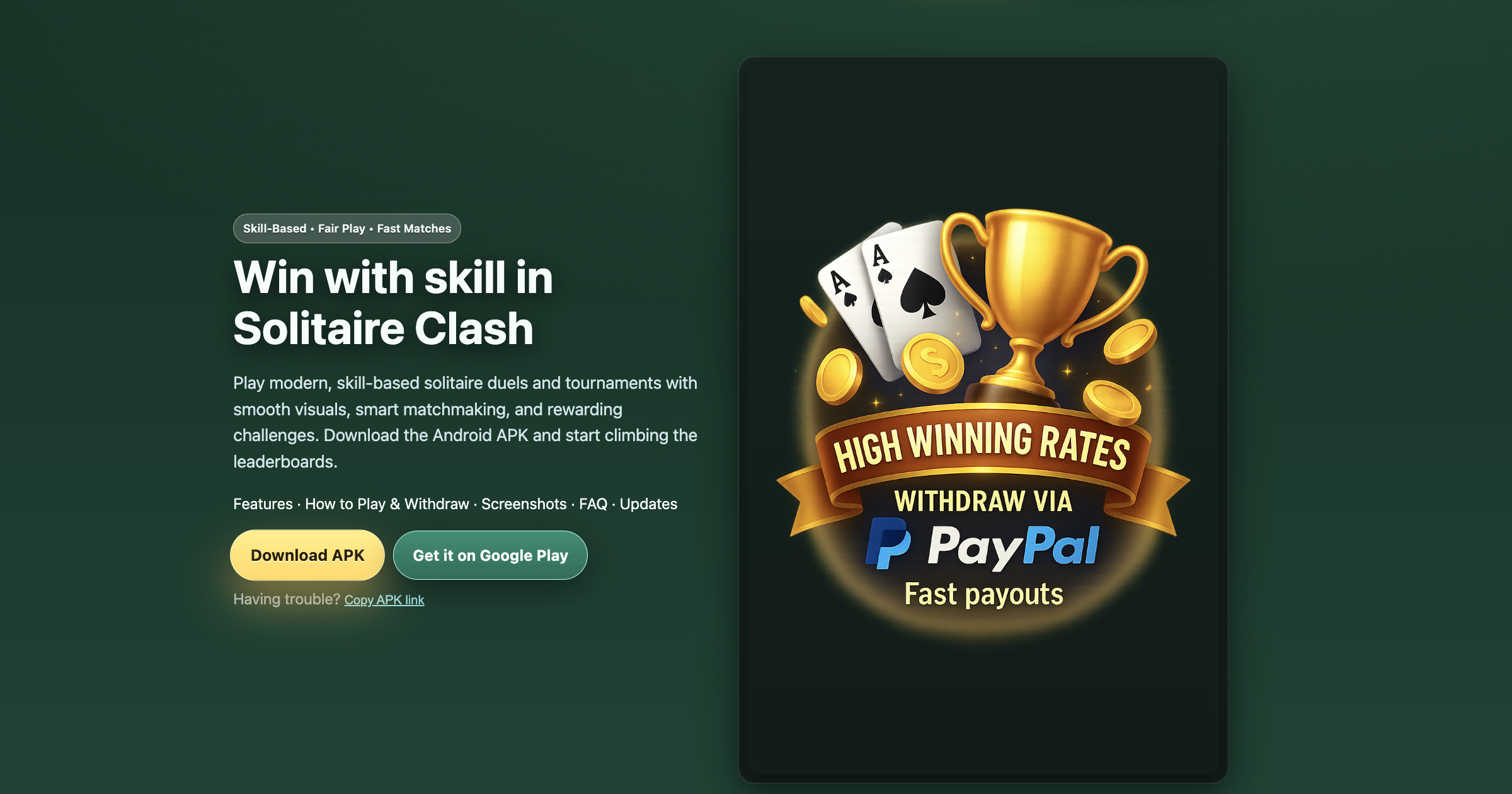 Play Free Solitaire Clash Klondike Online – Win Cash Style Game